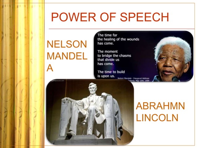Power of speech | PPTX