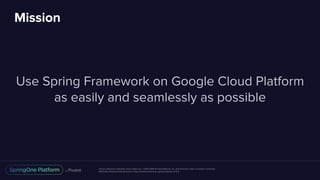 Power of Google Cloud Platform with Spring Cloud GCP | PPT