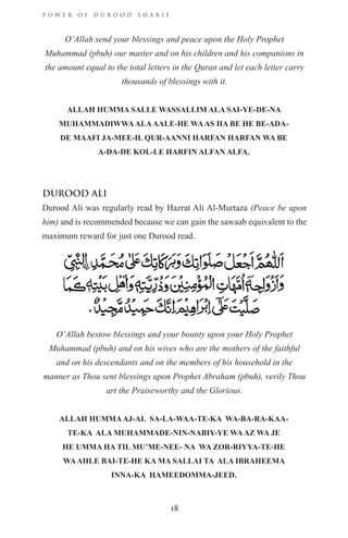 Power of swalathunnabi (PBUH) | PDF