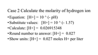 Simplest Formula - Power of the Hydrogen Ion 004 | PPT