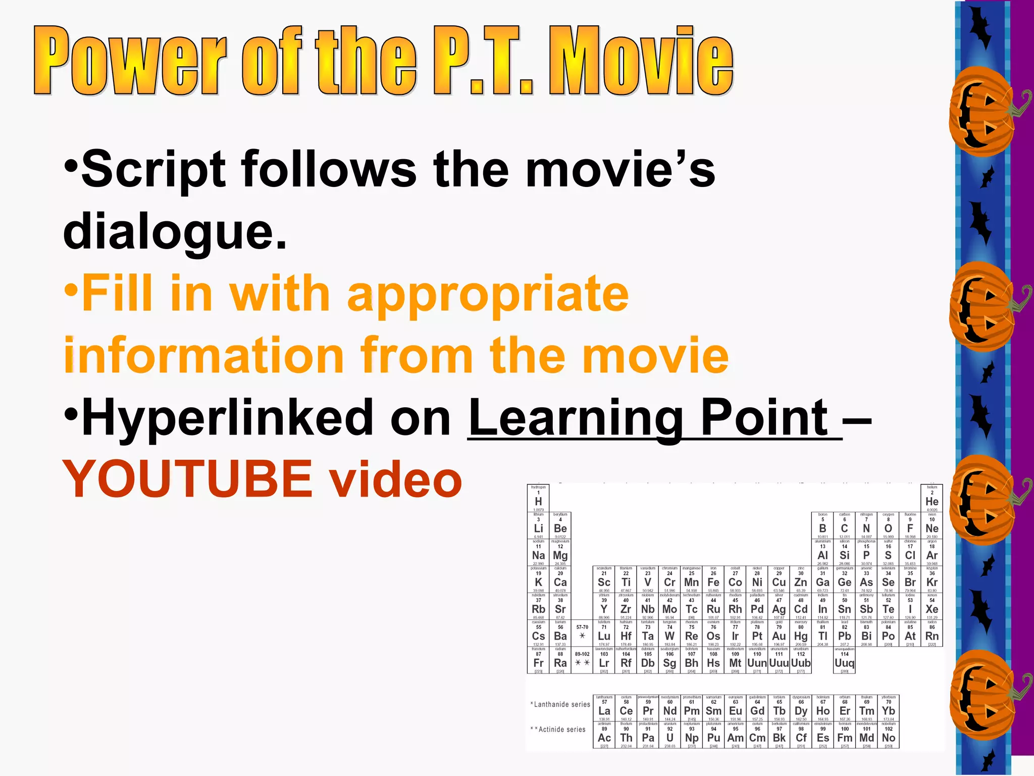 Power of the Periodic Table.Day 2 | PPT