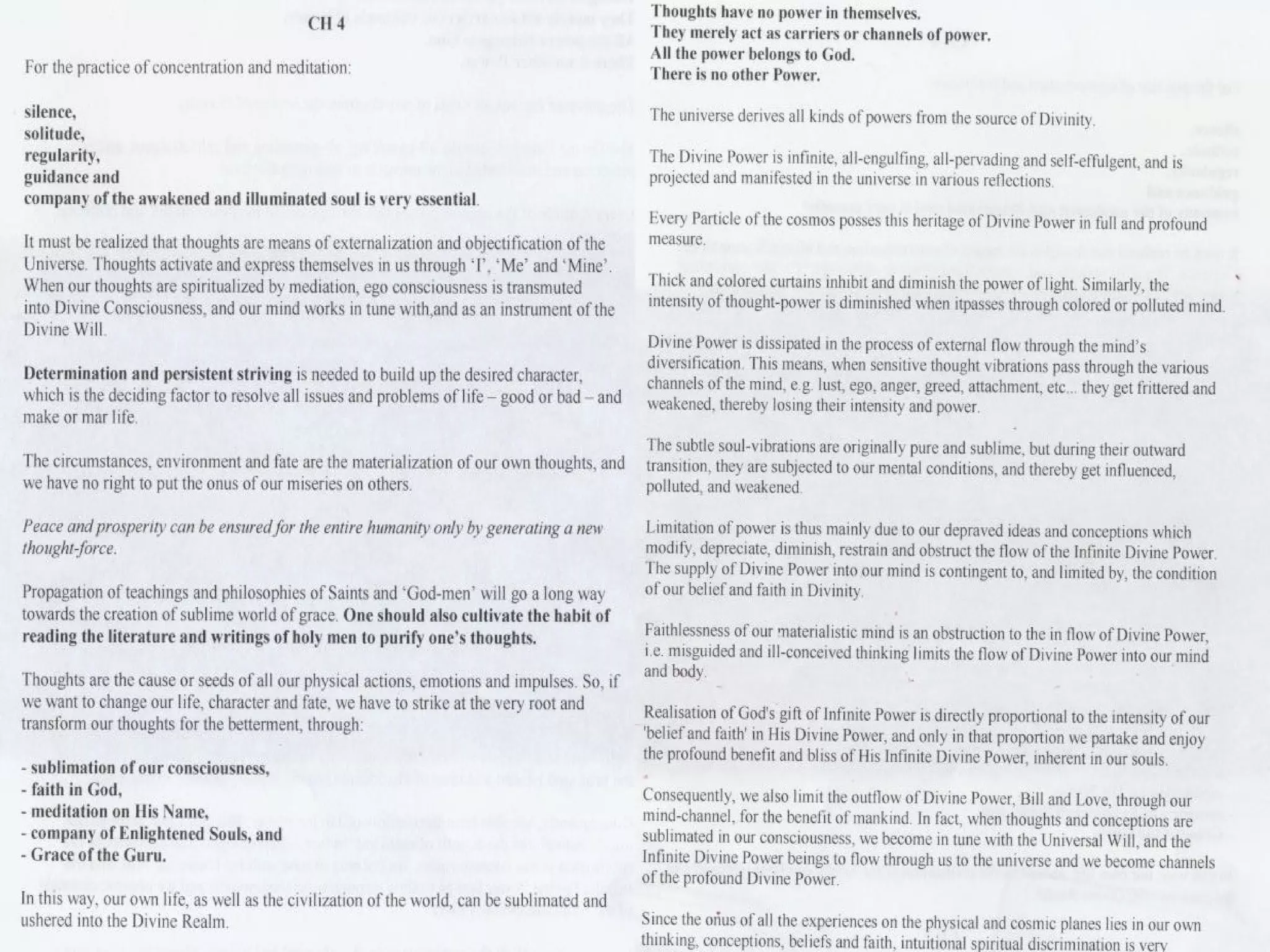 Power Of Thoughts | PPT