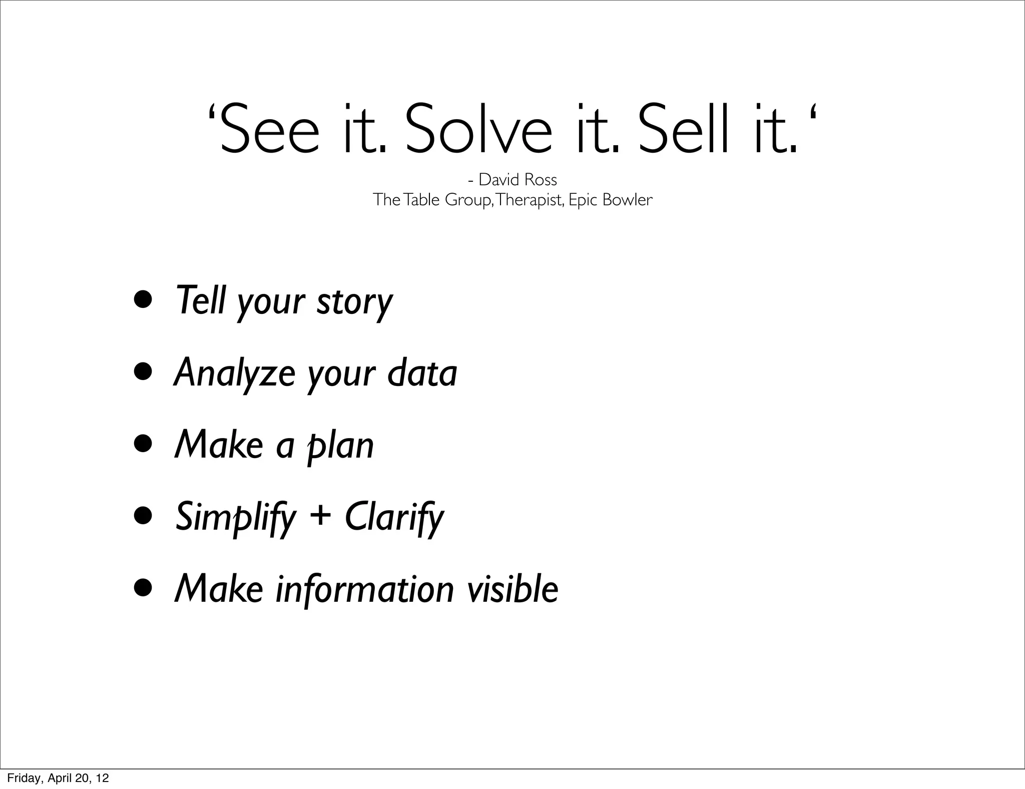 Power of visualization | PDF
