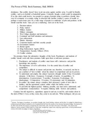 Power of will book summary 080818 vi_sms_final | DOCX
