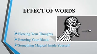 Power of words | PPT