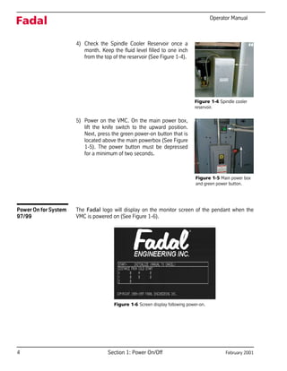 Fadal Operator's Manual | PDF