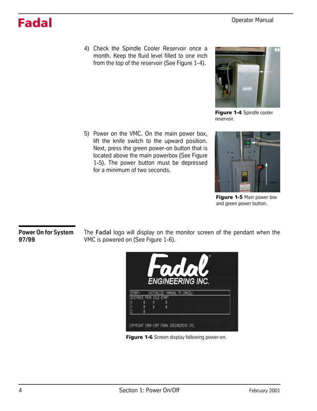 Fadal Operator's Manual | PDF