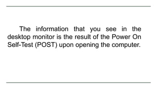 POWER ON SELF-TEST (POST)/ERROR BEEP CODES.pptx