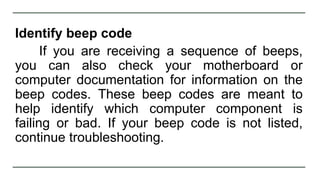 POWER ON SELF-TEST (POST)/ERROR BEEP CODES.pptx