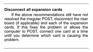 POWER ON SELF-TEST (POST)/ERROR BEEP CODES.pptx