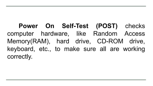 POWER ON SELF-TEST (POST)/ERROR BEEP CODES.pptx
