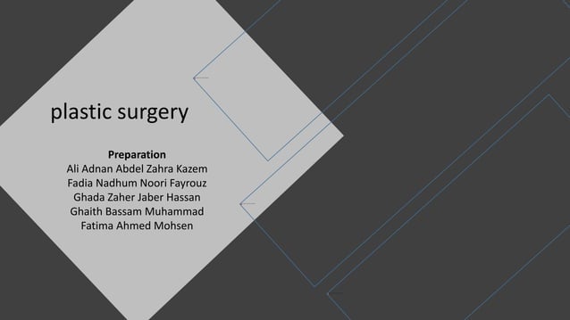 plastic surgery | PPT
