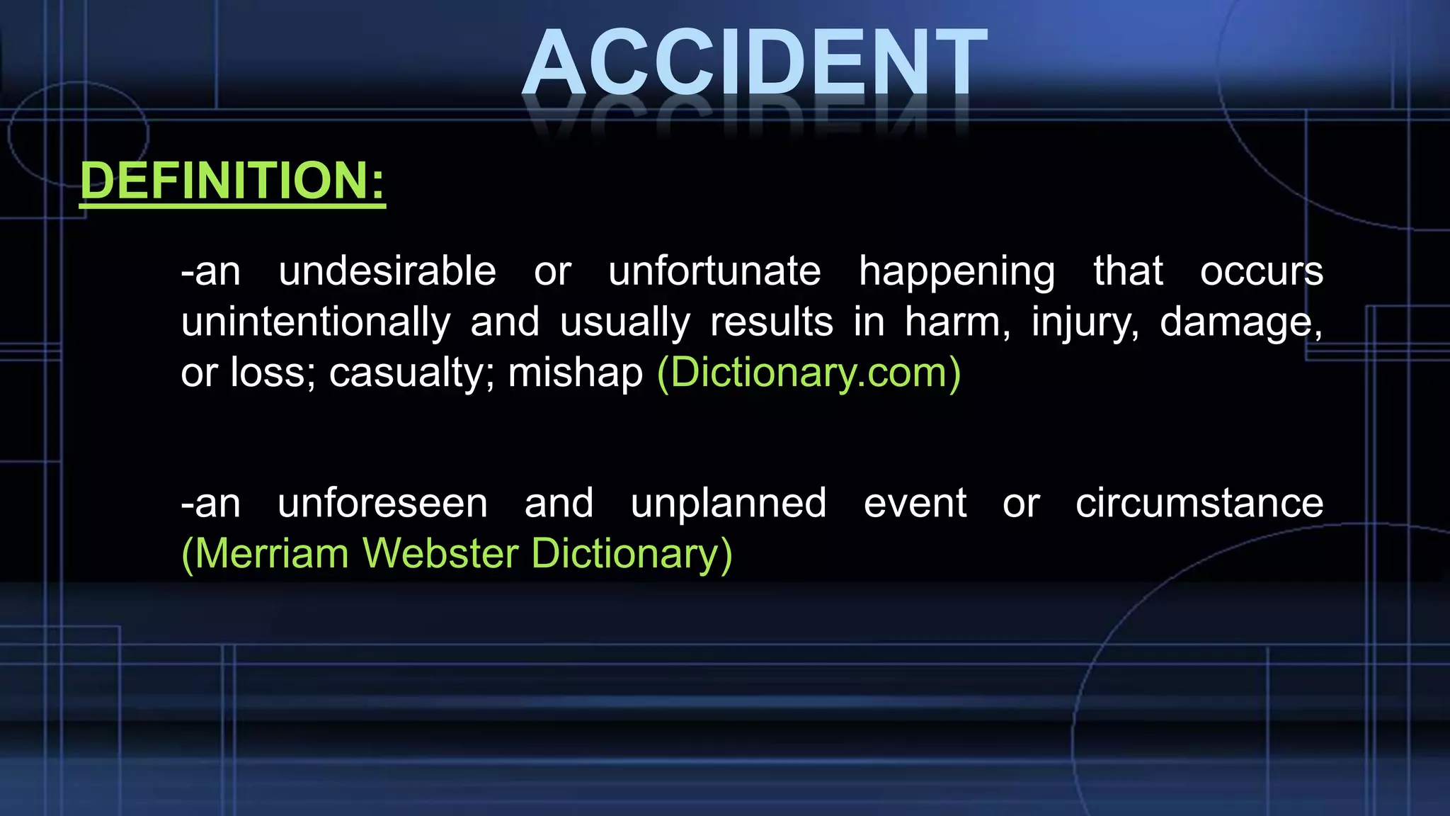 Accidents | PPTX