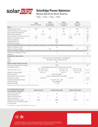 Power optimiser | PDF