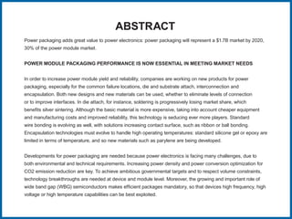 Power Packaging Technology Trends and Market Expectations | PDF
