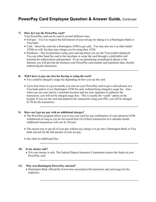 Powerpay faq | PDF
