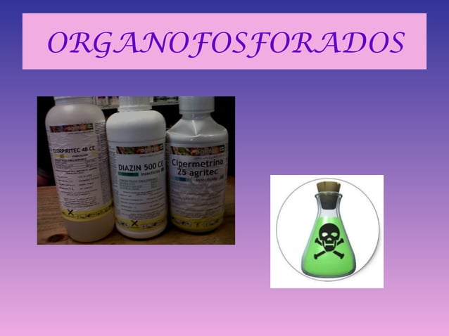 Plaguicidas. Carbamatos, Organoclorados, Organofosforados y Piretroides ...