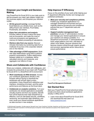 Power pivot datasheet__iw | PDF