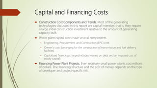 Power Plant cost & its site selection | PPTX