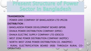 Power plant, an overview of power sector of Bangladesh | PPTX