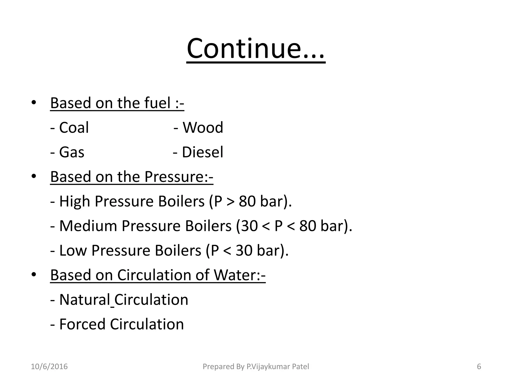 Power plant high pressure boilers | PPTX