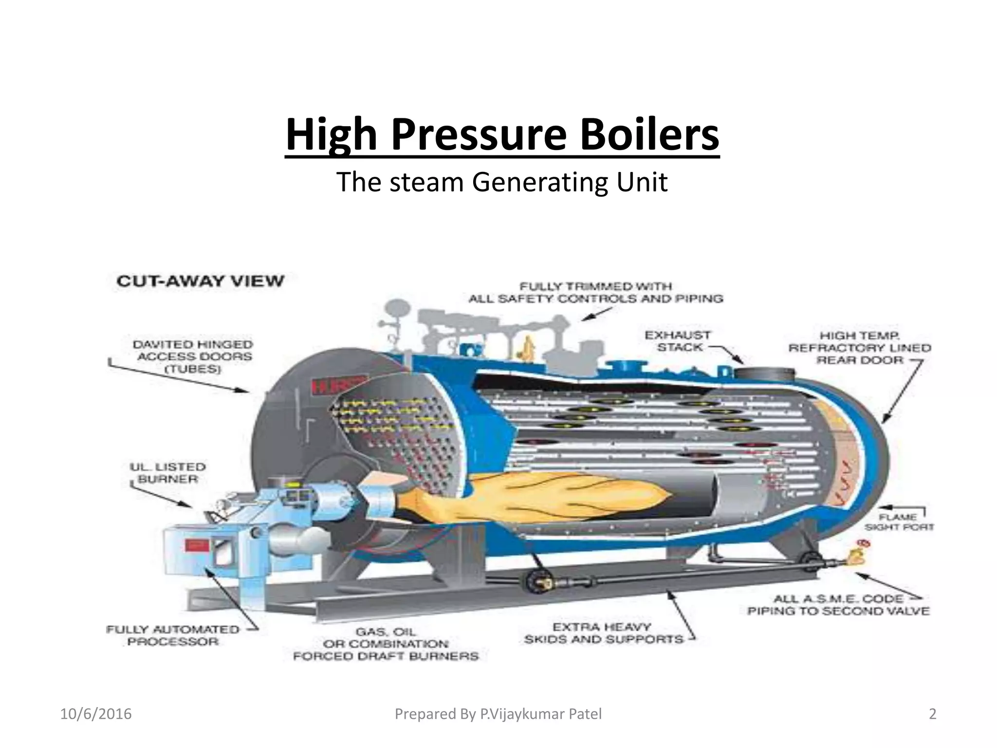 Power plant high pressure boilers 1 | PPTX