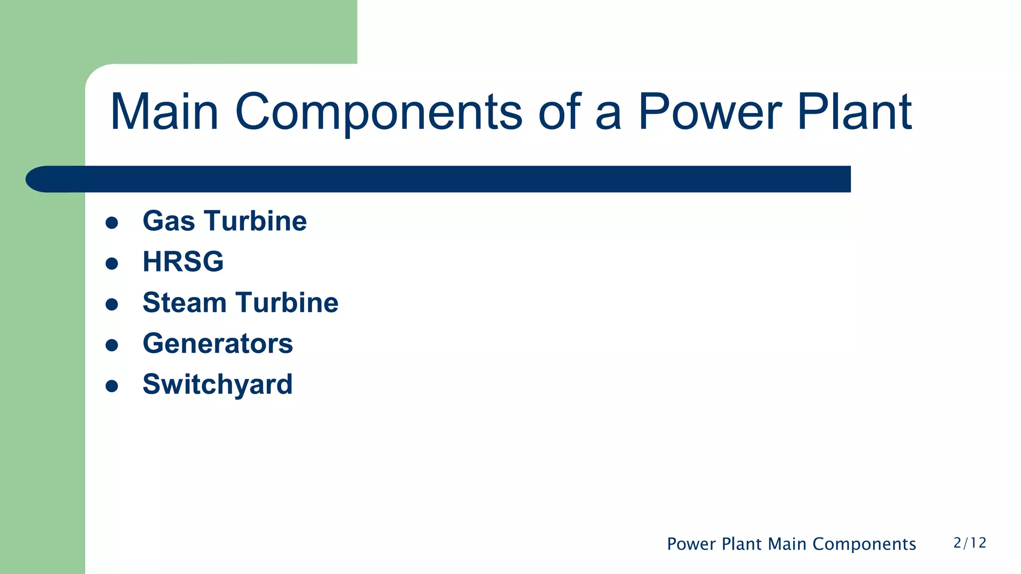 Power Plant main components 9HA GT.ppt | Chemistry | Science