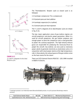 Power Plants and Basic Thermodynamic Cycles | DOCX