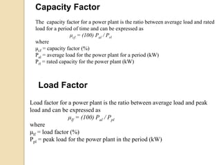 efficiency of various power plants | PPTX
