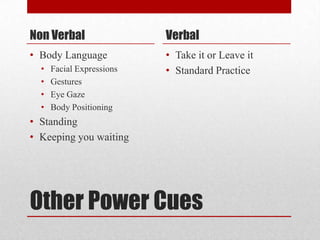 Power Plays in Negotiation | PPTX