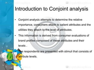 Conjoint analysis advance marketing research | PPT