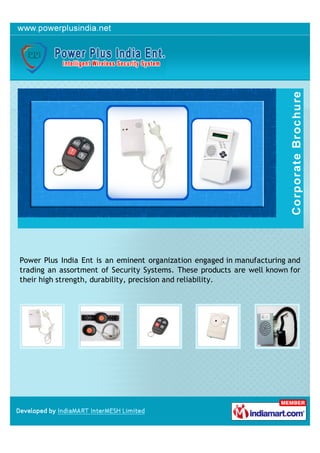 Power Plus India Ent, Ahmedabad, Security Systems | PDF