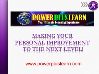 POWERPLUS E-LEARNING PRESENTATION | PPT
