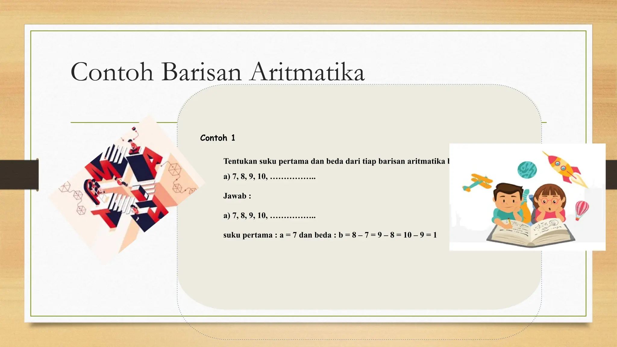 power poin barisan aritmtika.pptx utk kelas | PPTX