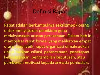 Power poind man.rapat | PPTX