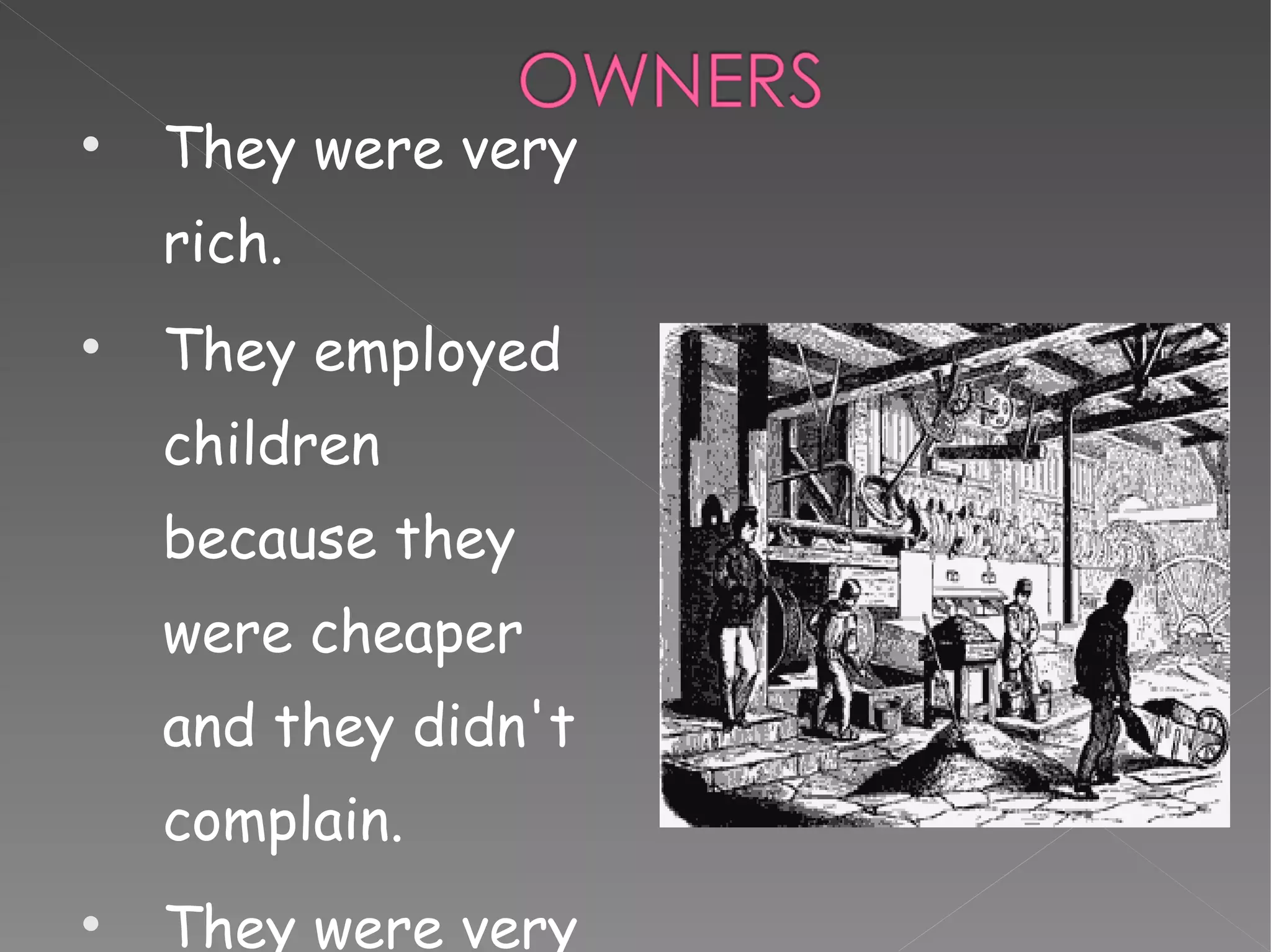 Child labour at the Industrial Revolution | PPT
