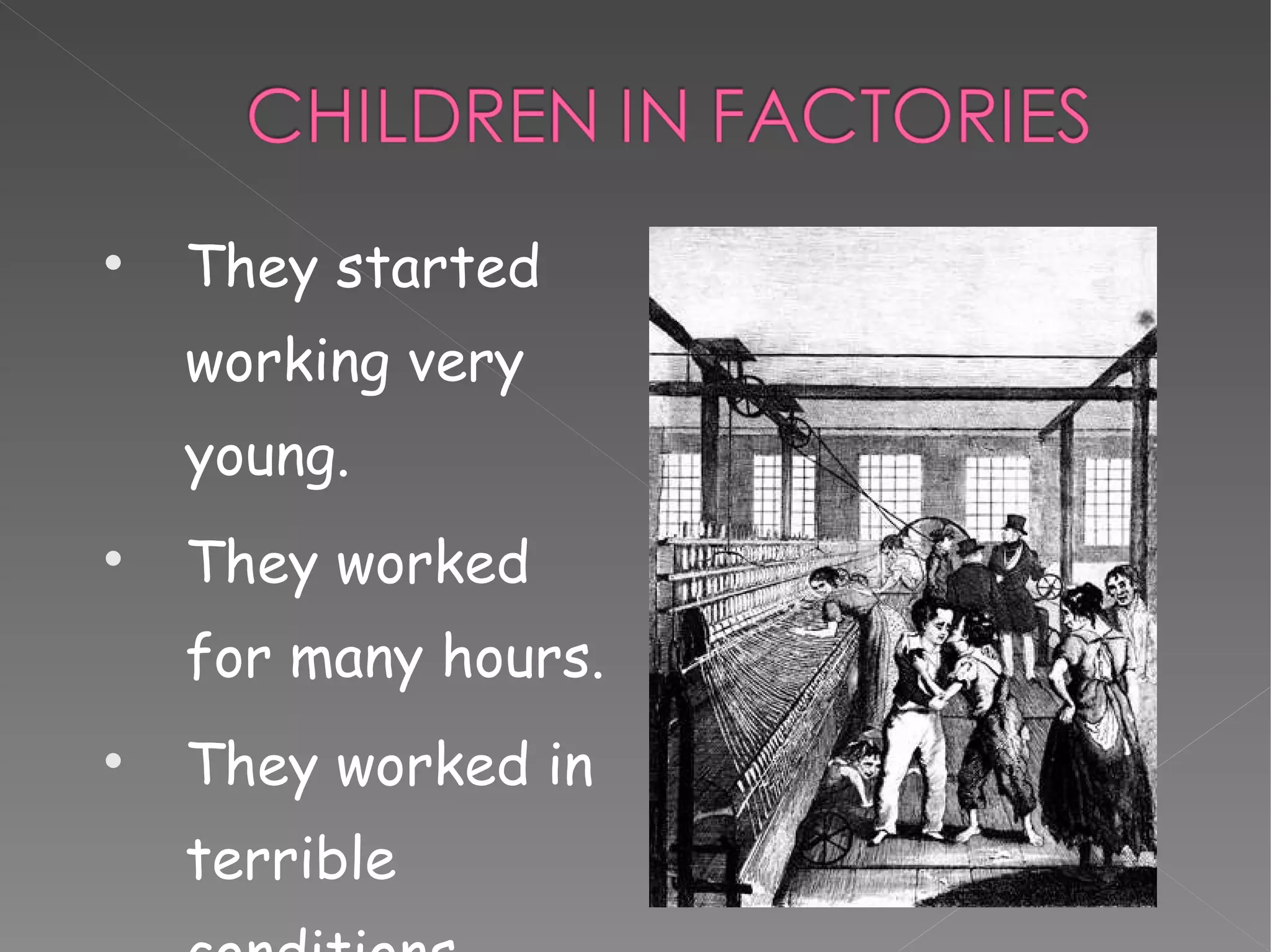 Child labour at the Industrial Revolution | PPT