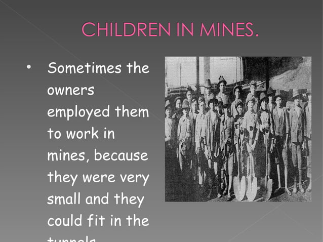 Child labour at the Industrial Revolution | PPT