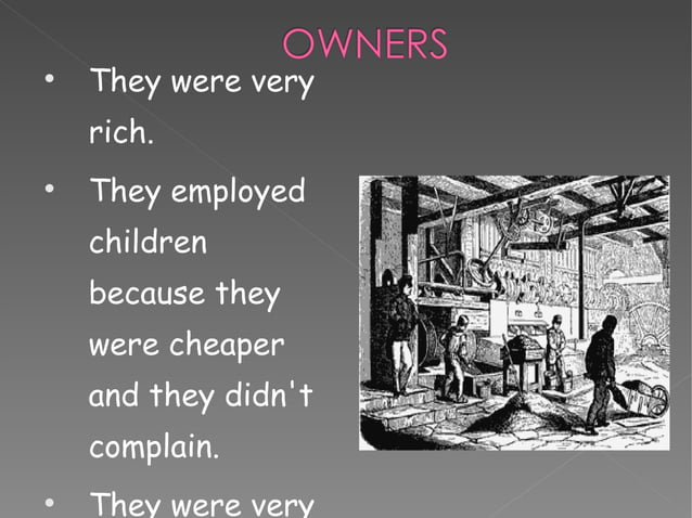 Child labour at the Industrial Revolution | PPT