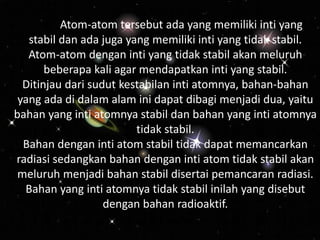 PELURUHAN RADIOAKTIF BERANTAI | PPTX