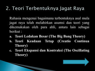 Powerpoin matery jagat raya | PPTX