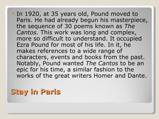 Ezra Pound | PPT