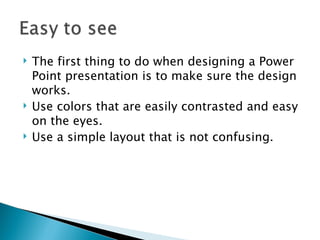 How to Make a Point Using Power Point | PPT