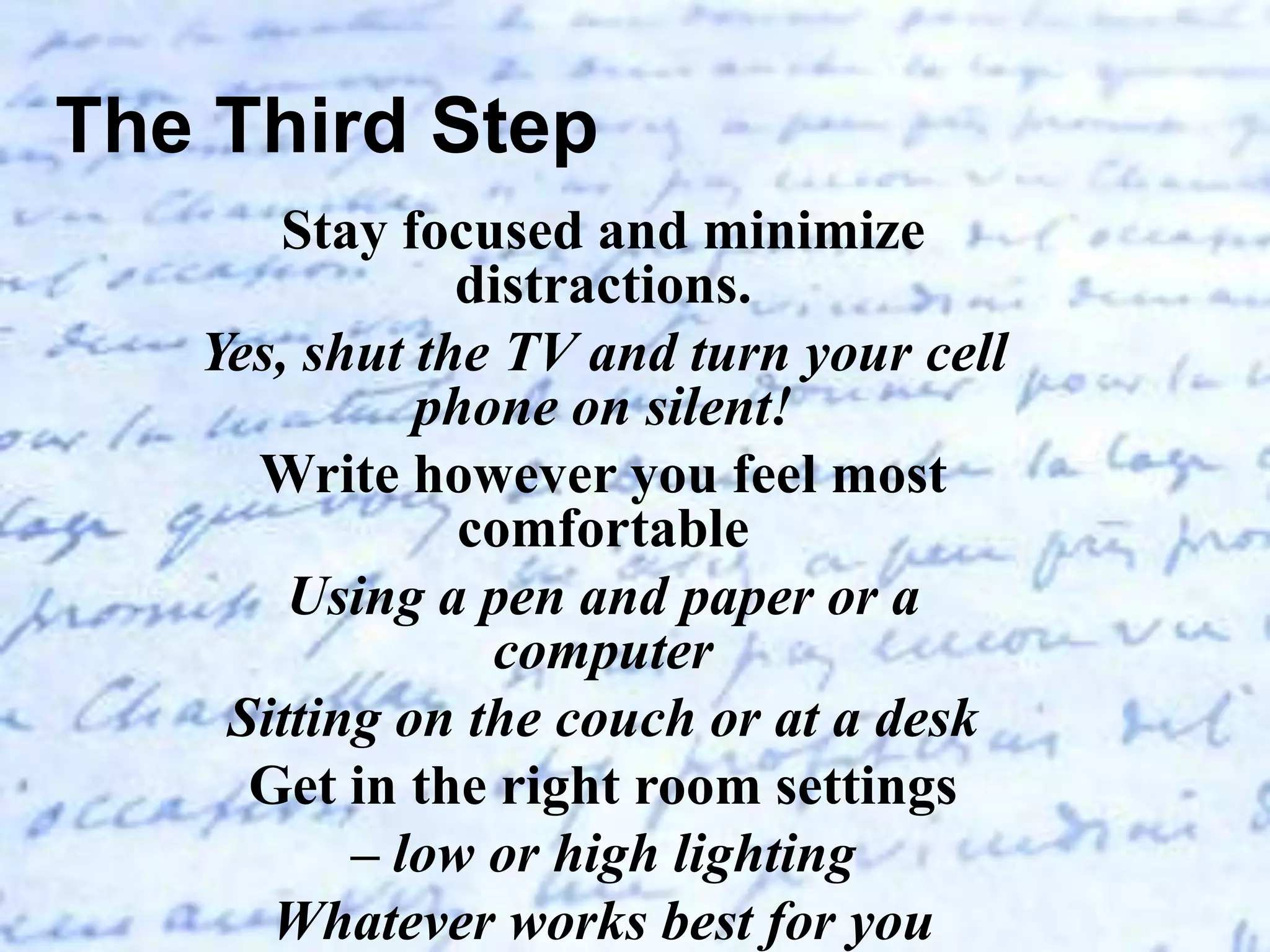 How To Stay on Topic | PPTX