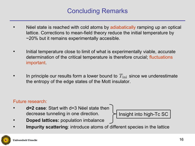 Achieving the Neel state in an optical lattice | PPT
