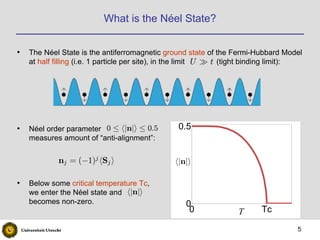 Achieving the Neel state in an optical lattice | PPT