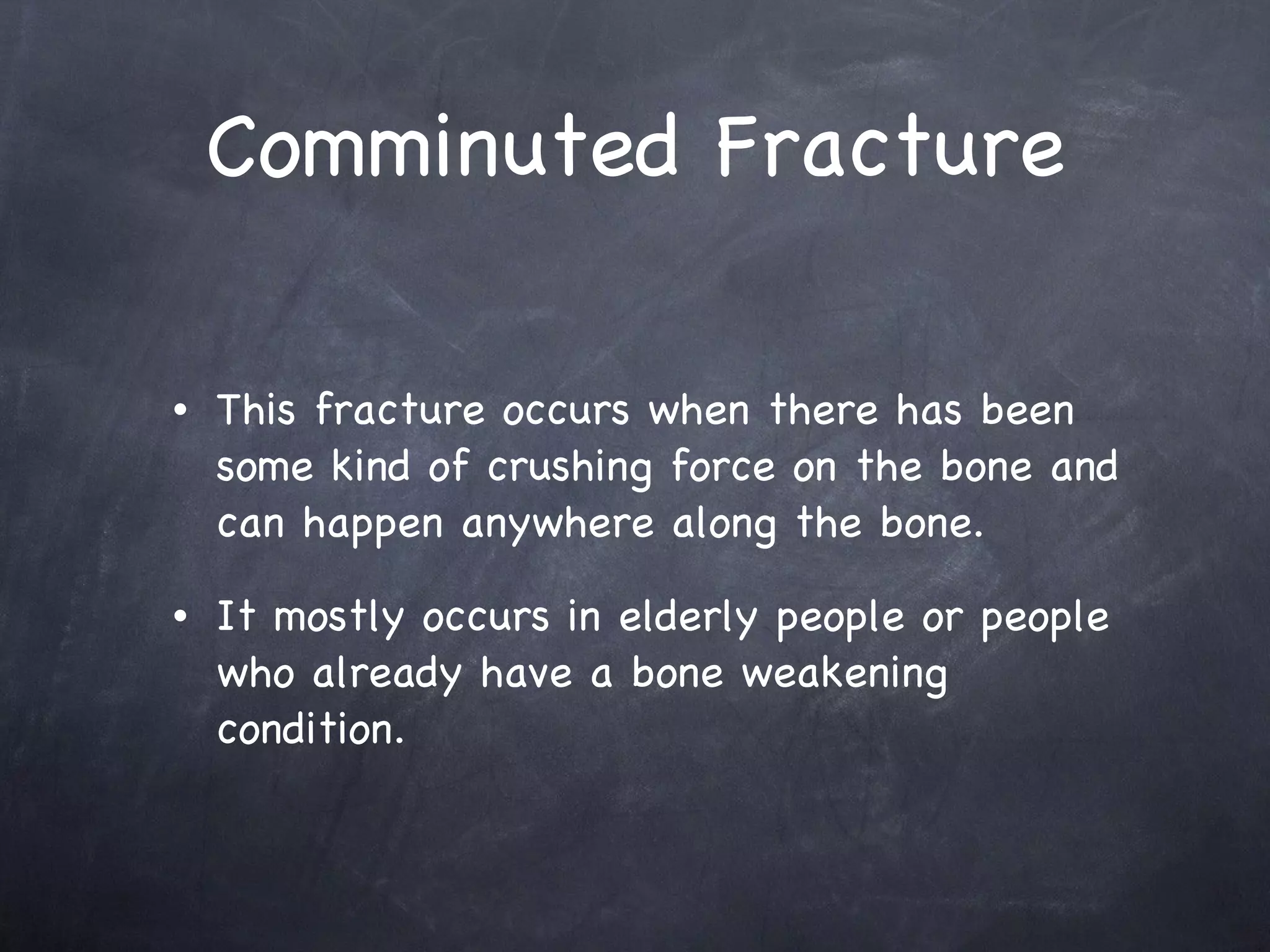 Comminuted, Simple, and Compound Fractures | PPT