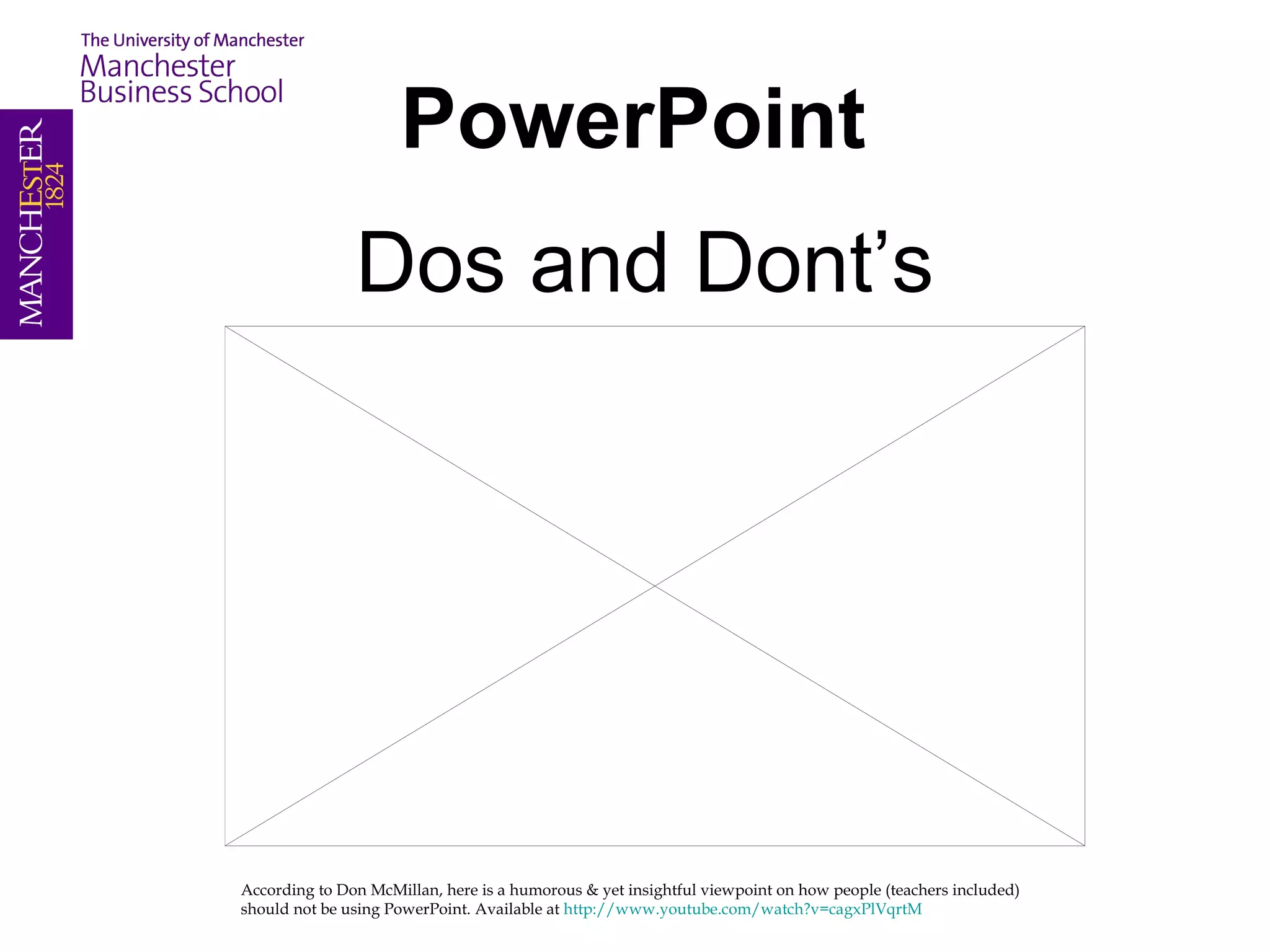 Powerpoint Dos and Donts | PPT
