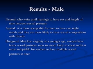 The Sexual Double Standard | PPT