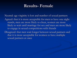 The Sexual Double Standard | PPT